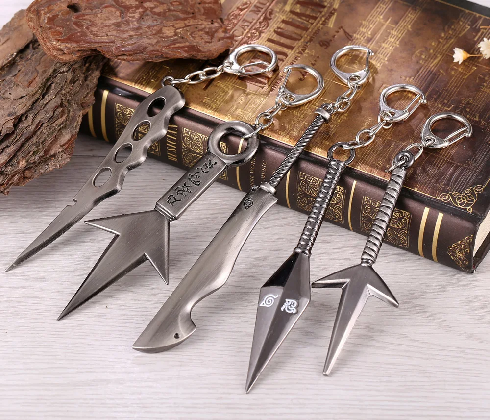New-17-Weapons-Without-Assistance-Shuriken-Weapon-Model-Keychain-Spot ...