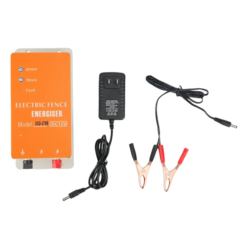 10KM Electric Fence Solar Energizer Charger Controller High Voltage ...