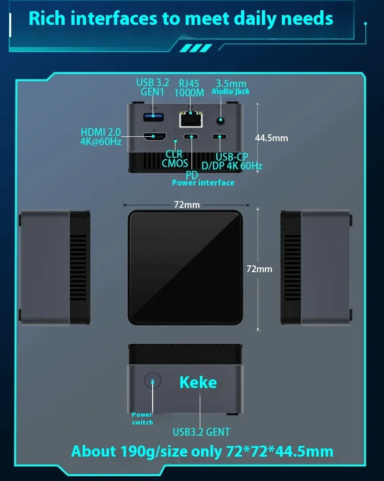 SZBOX ZX01 PLUS Мини-ПК Intel N150 | AliExpress