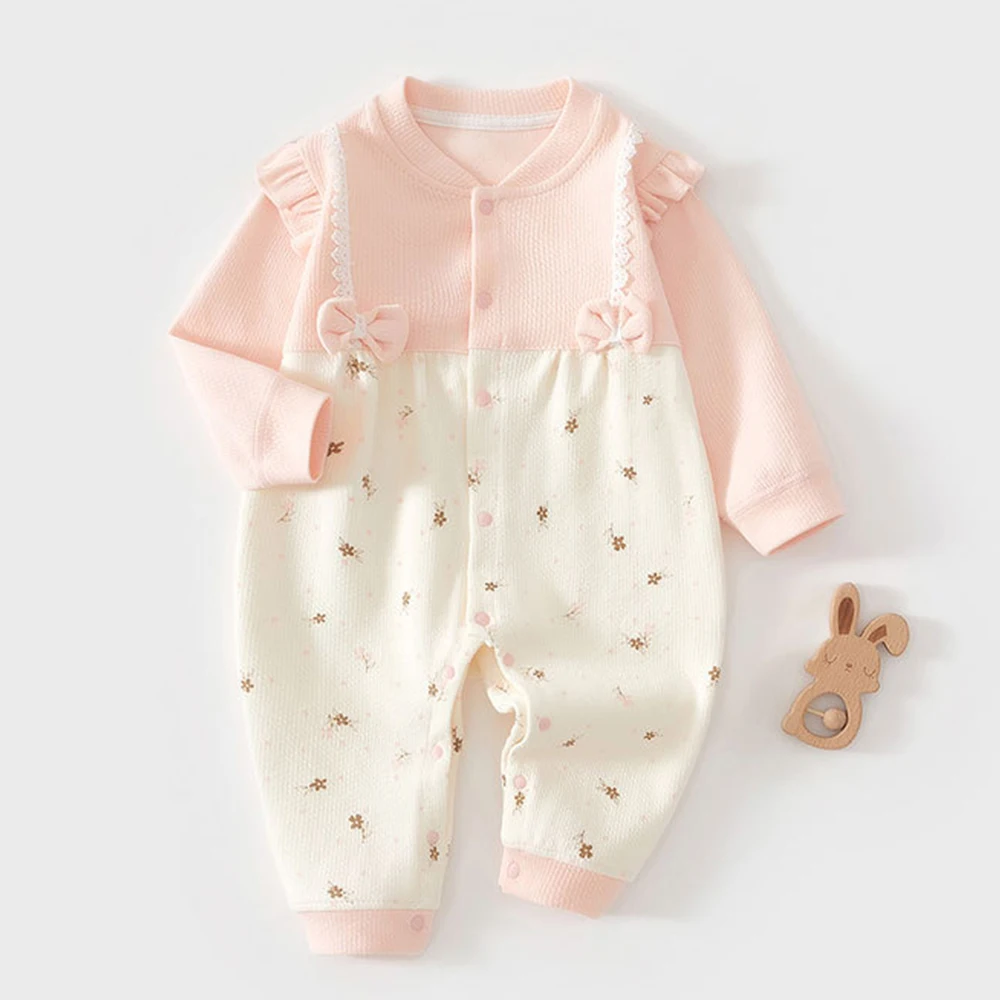 Baby-Girl-Autumn-Clothes-Floral-Bow-Spring-Autumn-Newborn-Romper ...