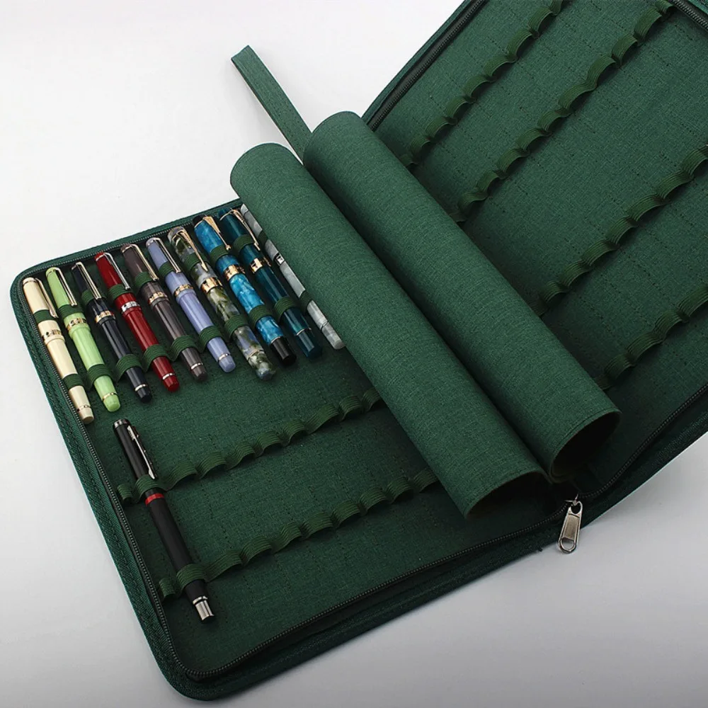 Large-Capacity-Fountain-Pencil-Case-10-24-48-Slots-Canvas-Pen-Bag ...
