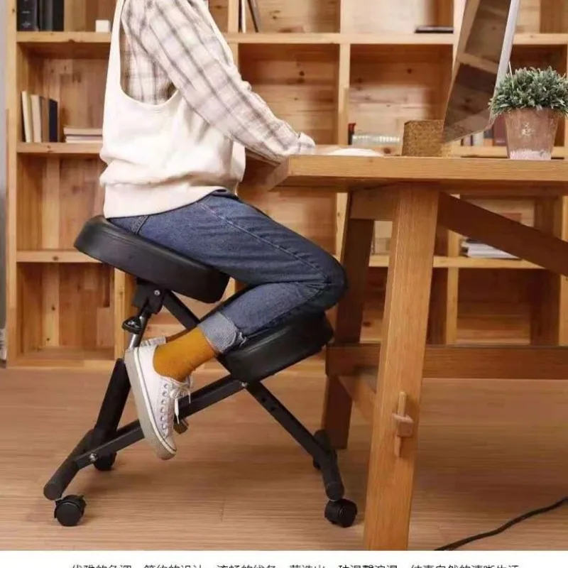 Ergonomic-Kneeling-Horse-Riding-Chair-Adjustable-Kneel-Stool-Thick ...