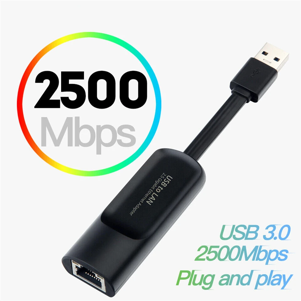 2.5gbps usb3.0 tipo c ethernet gigabit adaptador 2500mbps usb 3.0 para ...