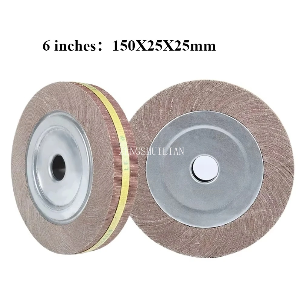 1Pcs 6 inches150 * 25 * 25mm Polishing Wheel Sandpaper Grinding Wheel ...