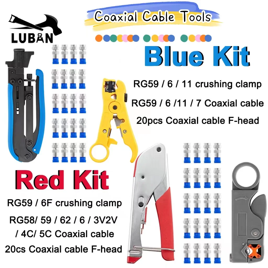 New Multitool Wire Stripping Squeezing Pliers Coaxial Cable Cold Press ...