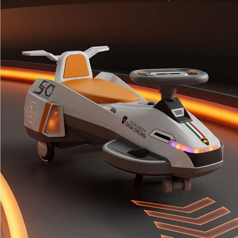 Children-s-Electric-Airplane-Twister-Car-Can-Sit-with-Music-Spray-Baby ...