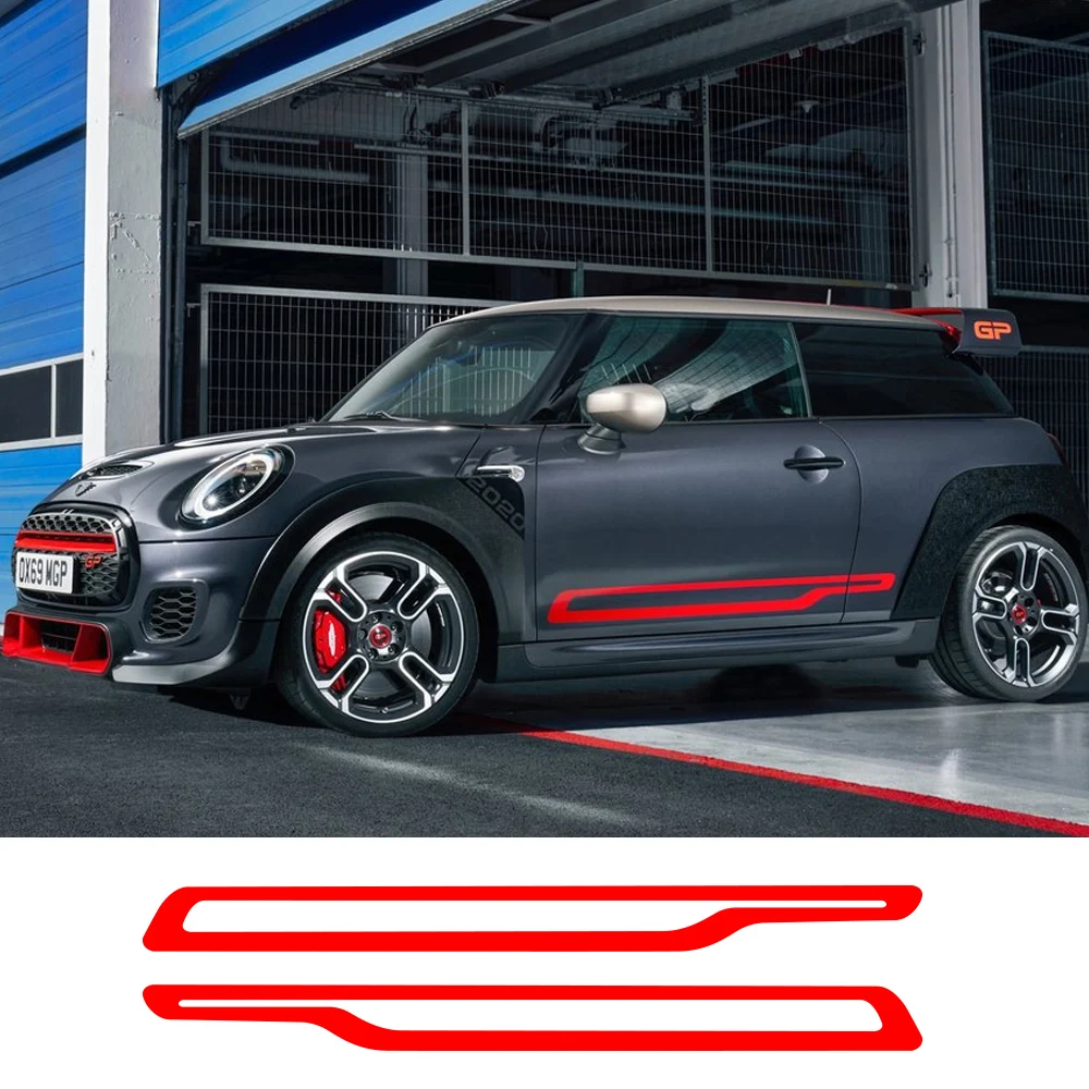 JCW-GP-Edition-Door-Side-Stripes-Skirt-Sticker-For-MINI-John-Cooper ...