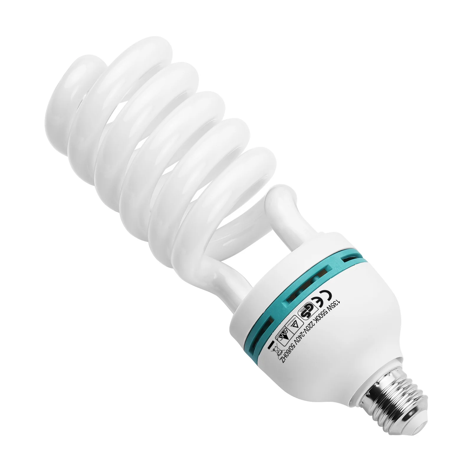 Andoer-Spiral-Fluorescent-Light-Bulb-135W-5500K-Daylight-E27-Socket ...