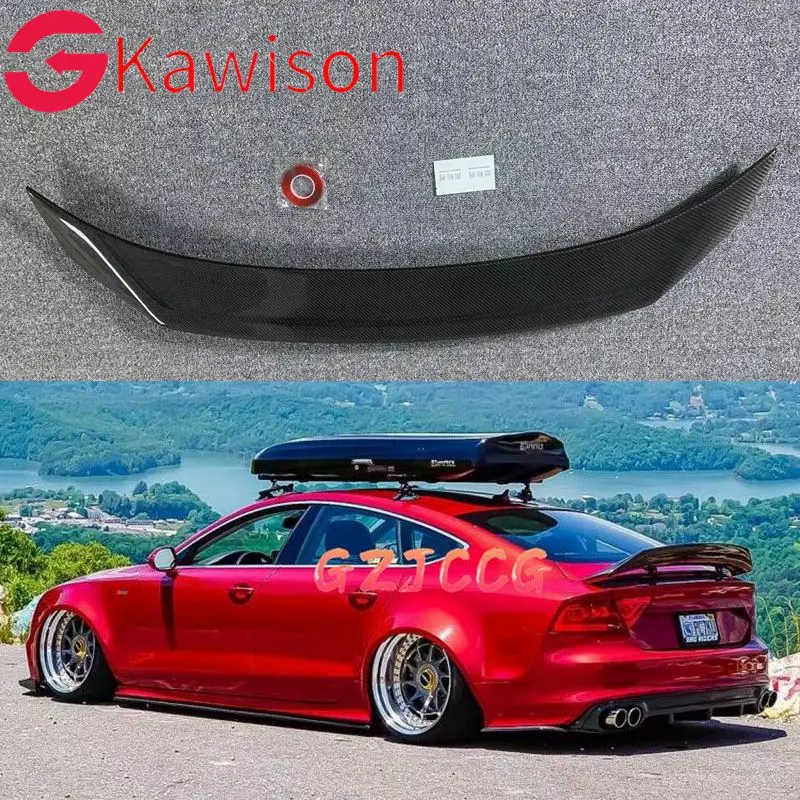 JCSTZY-A7-Carbon-Fiber-Spoiler-For-AUDI-A7-S7-RS7-2013-2018-Rear ...