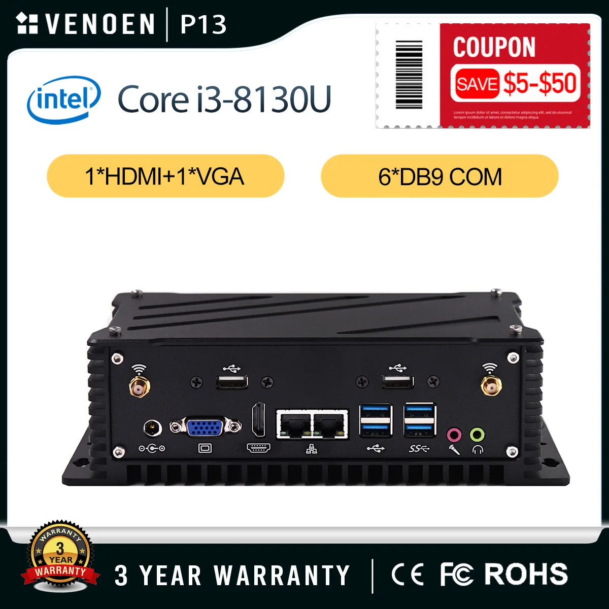 Industrial-Fanless-Mini-PC-Intel-Core-i3-8130U-6157U-ITX-Industrial ...