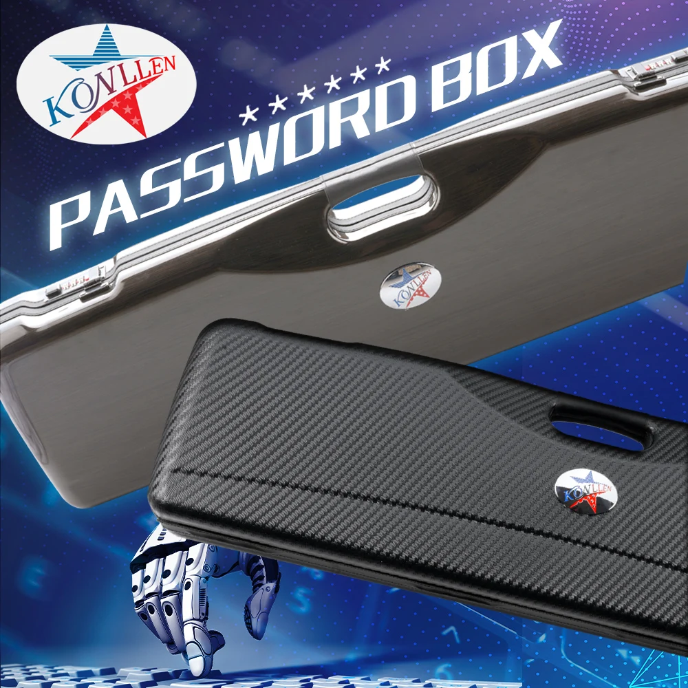 KONLLEN-Hard-Cue-Case-Billiard-Accessories-7-Holes-3-4-3-Butt-4-Shafts ...