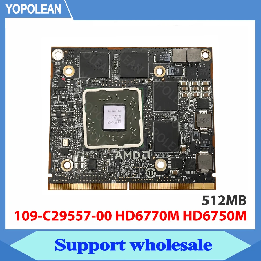 Original HD6770M HD6770 HD6750 6750m 109 C29557 00 Radeon placa gráfica ...