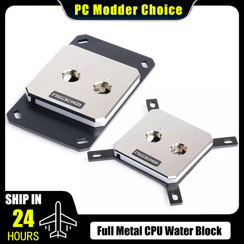 FreezeMod Intel 1700 /AMD AM5 CPU Water Block, Full Metal 60*60MM Cover ...