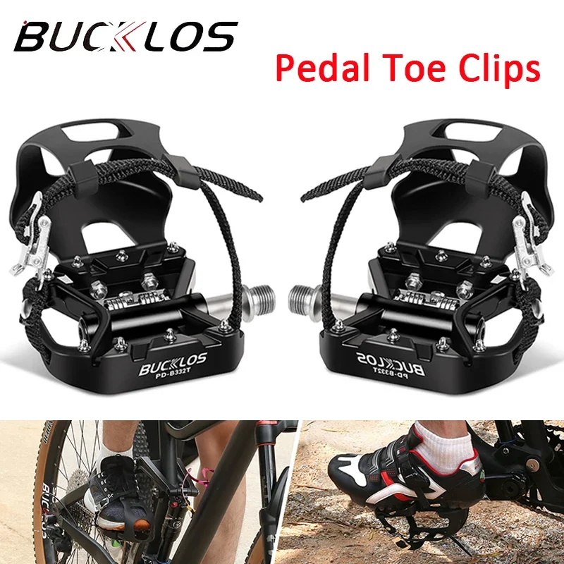 BUCKLOS-Bicycle-Pedal-For-SPD-MTB-Pedals-Dual-Function-Mountain-Bike ...
