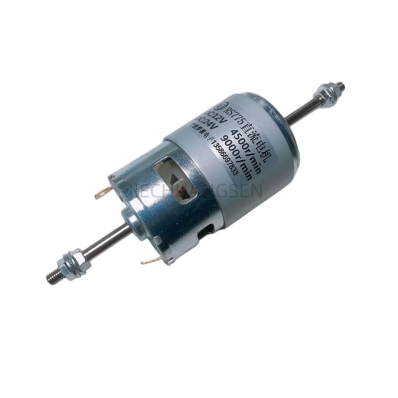 RS-775 DC Motor Double shaft Ball bearing 12V 24V 3000rom TO 20000rpm ...