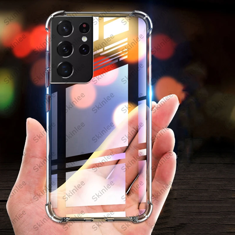 Skinlee For Samsung S22 Ultra Transparent Case Official Original ...