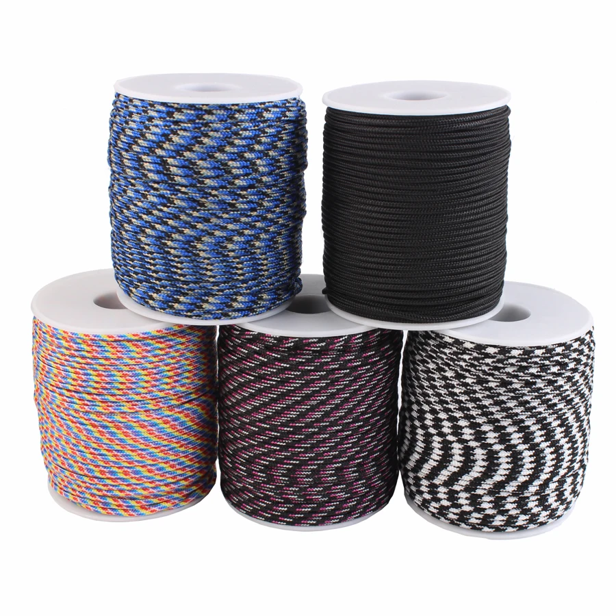 Paracord-2mm-Survival-Parachute-Cord-One-Stand-Cores-Lanyard-Camping ...