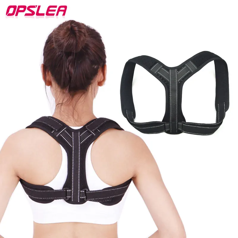 Adjustable-Back-Shoulder-Posture-Corrector-Belt-Clavicle-Spine-Support ...