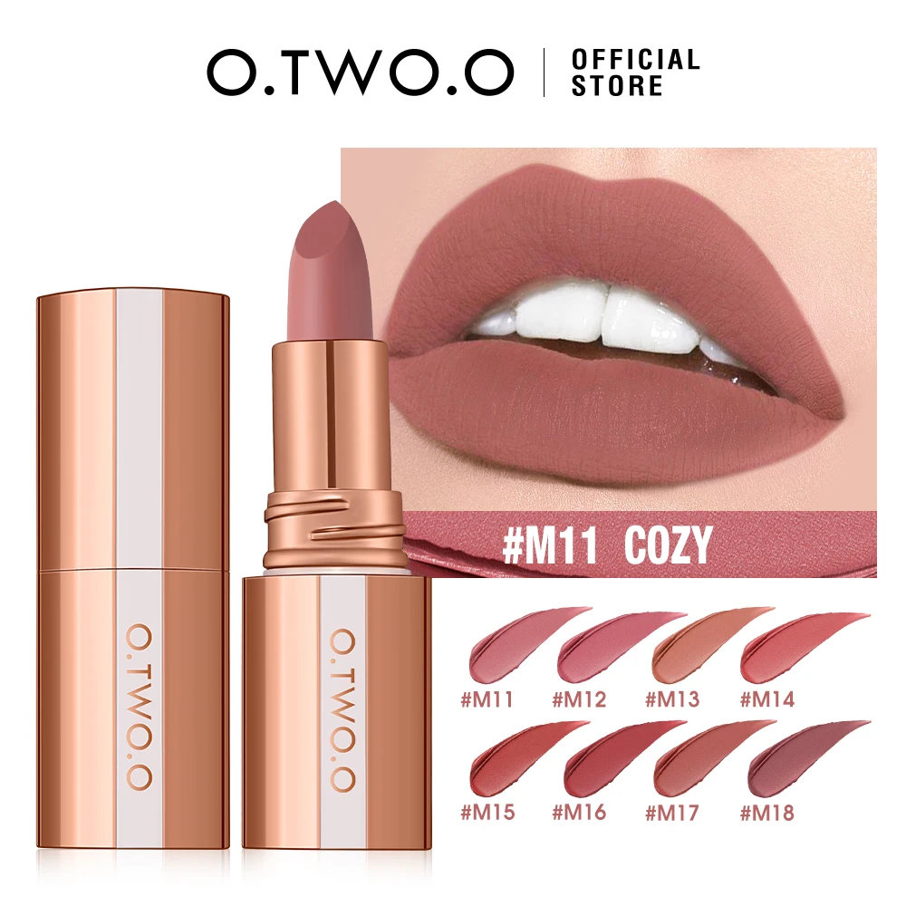 O-TWO-O-Matte-Lipstick-Long-Lasting-Waterproof-Lip-Stick-Smudge-free ...