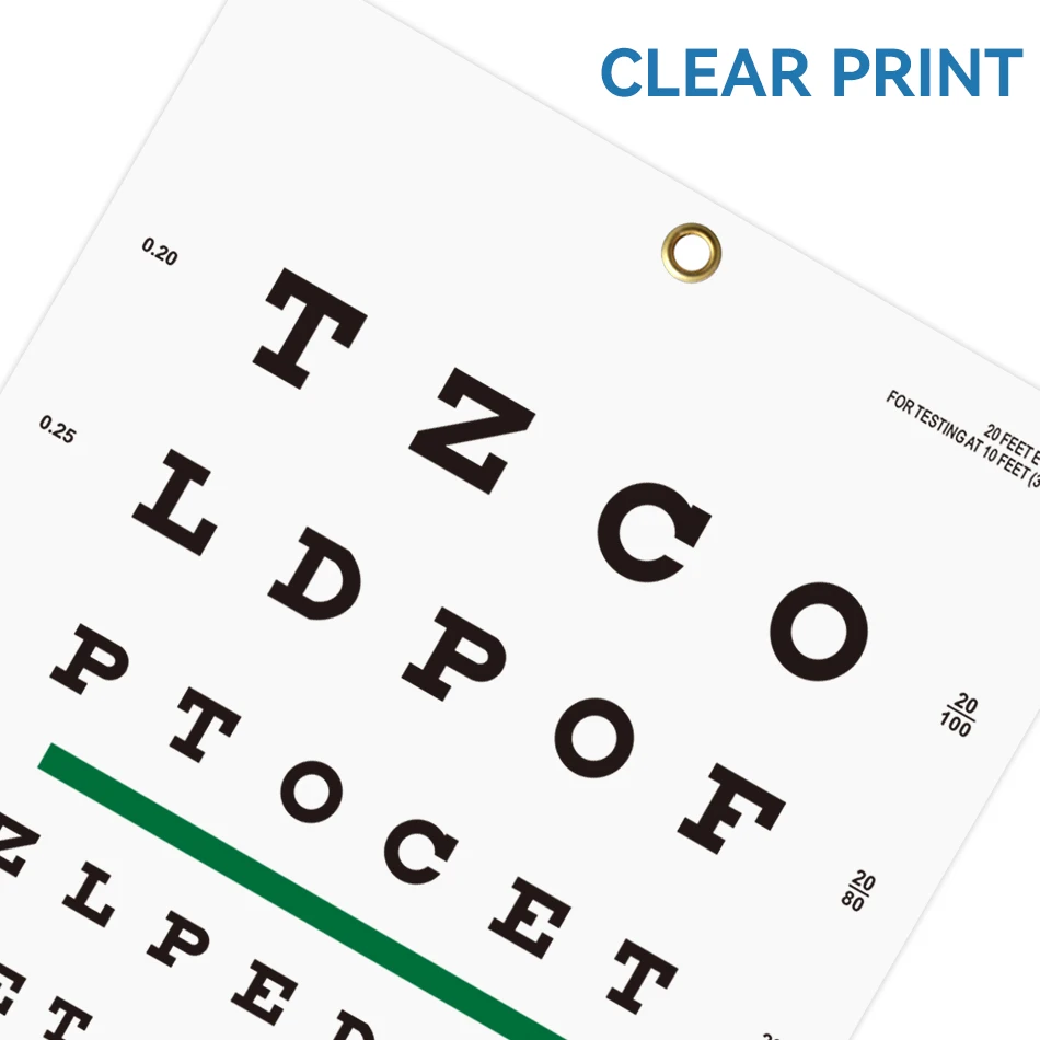 SLB-T Premium Snellen Eye Chart,Visual Test