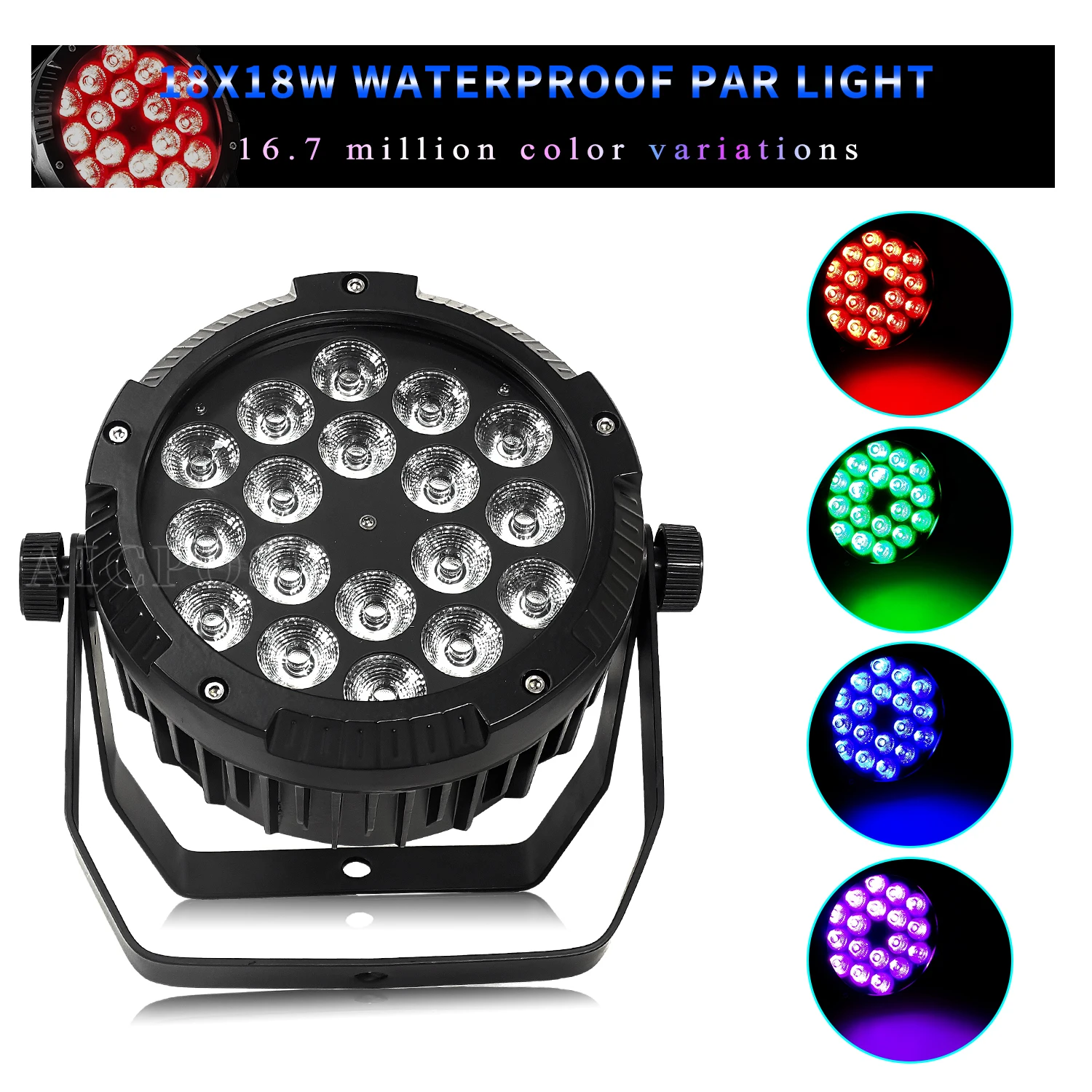 18x12W RGBW 4 in 1 18x18W RGBWA UV 6 in 1 LED Par Light IP65 방수 무대 조명 DMX 제어 DJ 디스코 장비 ...