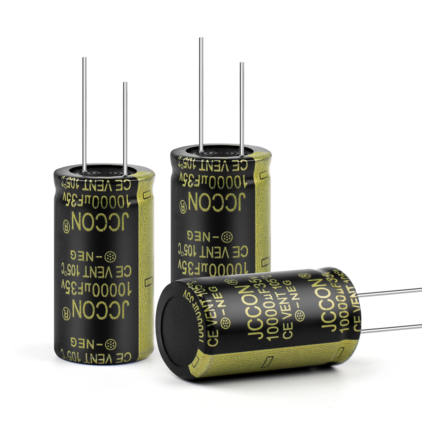 10Pcs-JCCON-Aluminum-Electrolytic-Capacitor-35V10000UF-22x40-High ...