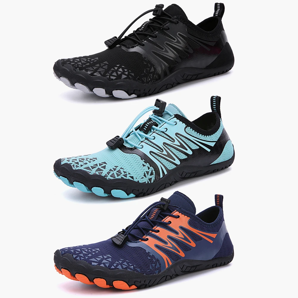 Unisex Beach Water Shoes Nonslip Rubber Wading Sneakers Nonslip Rubber ...