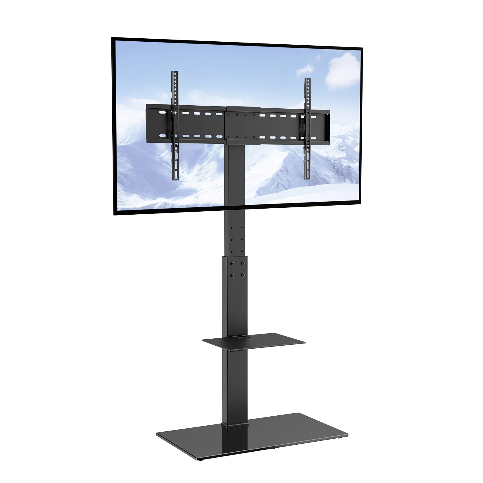 SucceBuy TV Stand Mount Swivel TV Stand for 32-55/ 65/ 85 inch TV ...