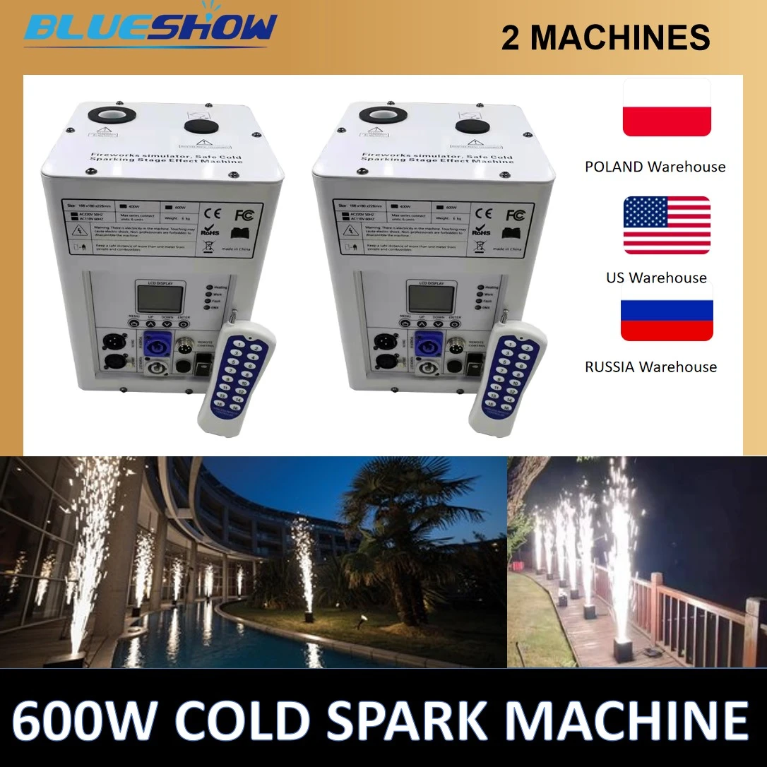 0 Duty 2pcs Ti Powder Cold Spark Machine 600w Firework Machine Fountain ...