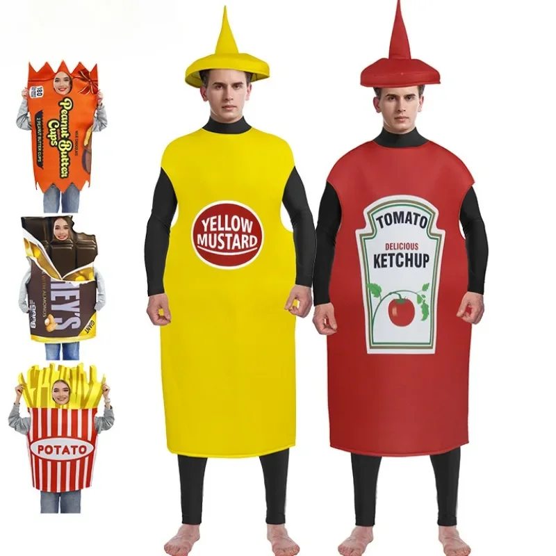Divertido-disfraz-de-fiesta-de-comida-para-adultos-disfraz-familiar ...