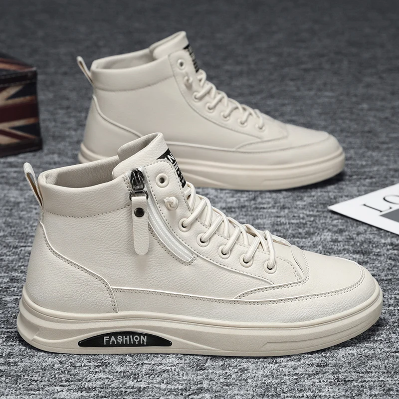 High-Quality-Men-s-Casual-Sneakers-Comfortable-High-Top-Ankle-Boots ...