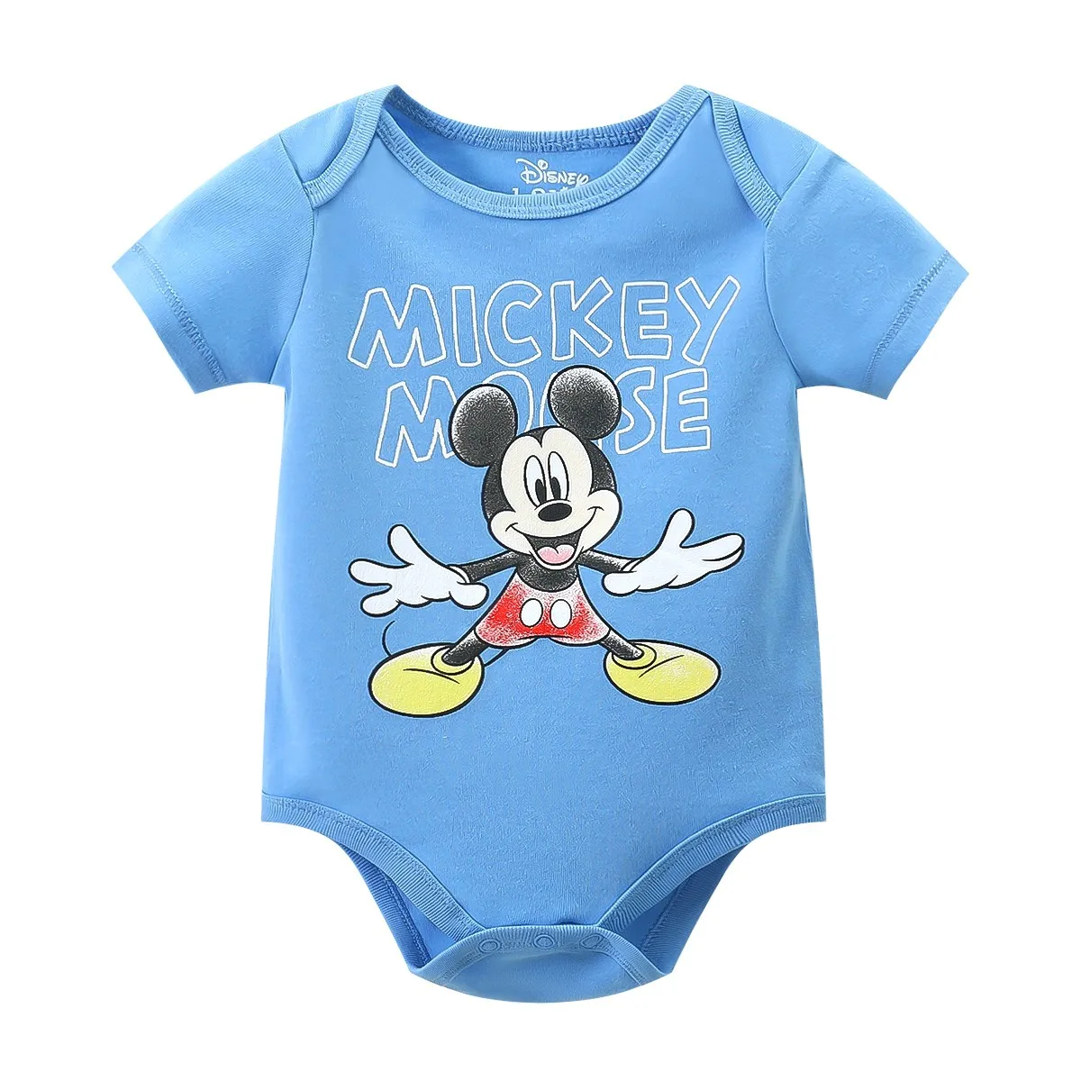 Infant Short Sleeve Onepiece Baby Girl Boy Bodysuit Mickey Mouse ...
