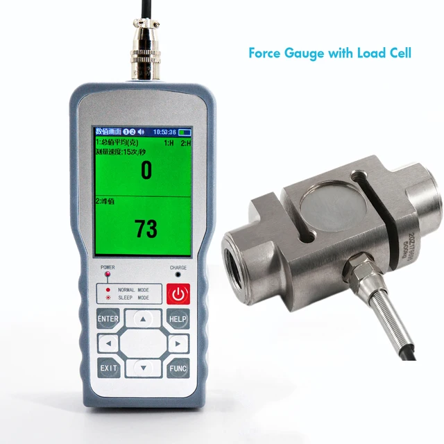Force Meter Push-Pull Force Gauge, Digital Force Gauge With External ...