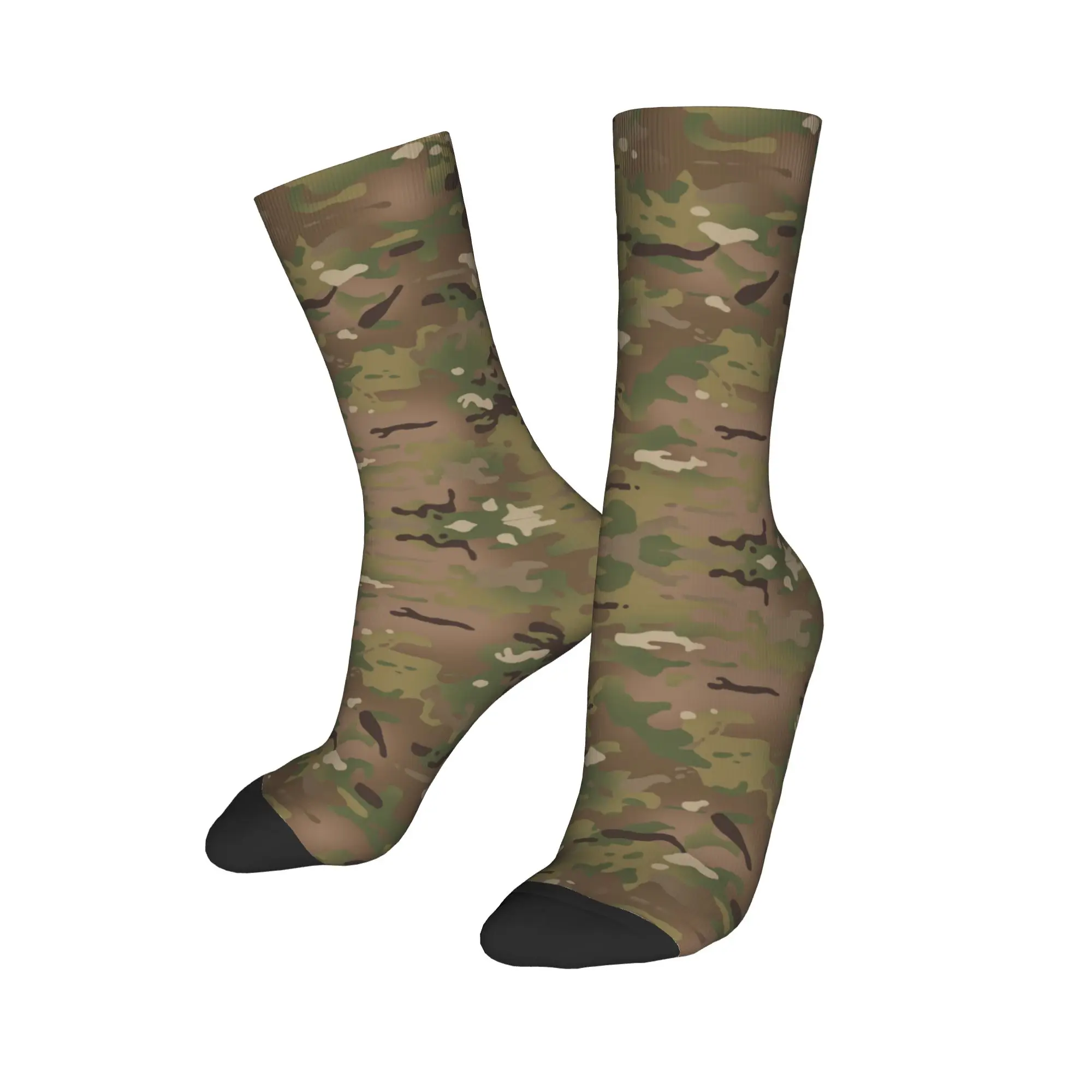 Custom Cute Military Camo Camouflage Army Socks Women Men Warm 3D ...