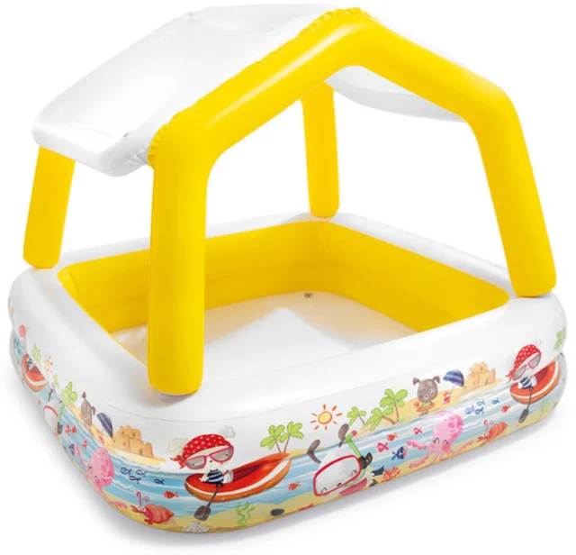 Paddling Pool With Shade Best Quality | www.pinnaxis.com