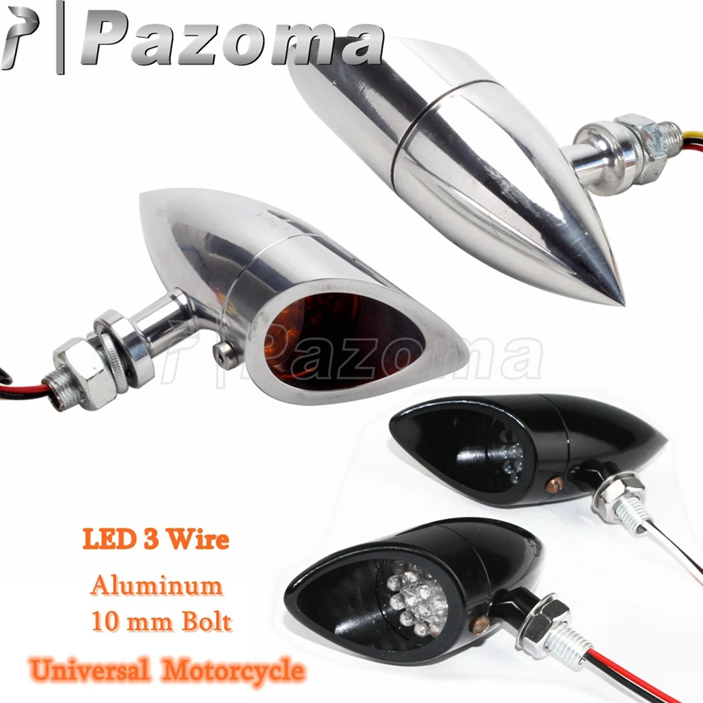 Custom Motorcycle Turn Signals | Motorcycle Chopper Custom Led ...