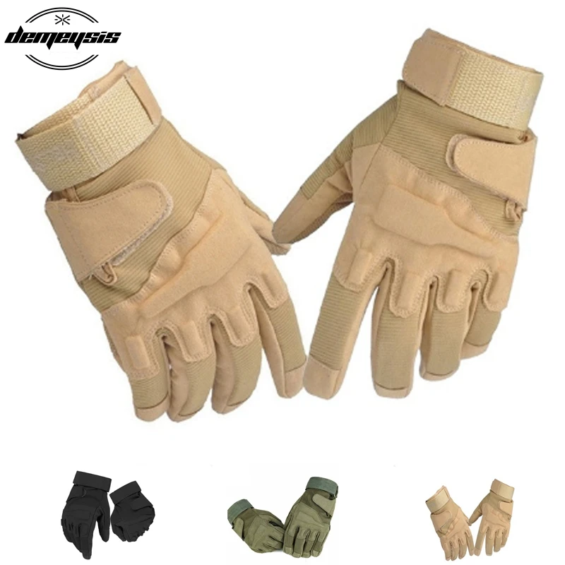 Guantes militares tácticos de combate para hombre, guante de Paintball ...