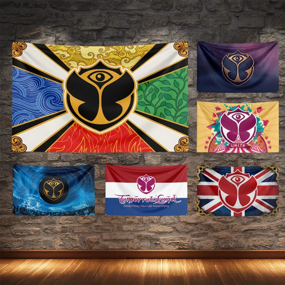 Tomorrowland-Music-Festival-Flag-Polyester-Digital-Printing-Banner-For ...