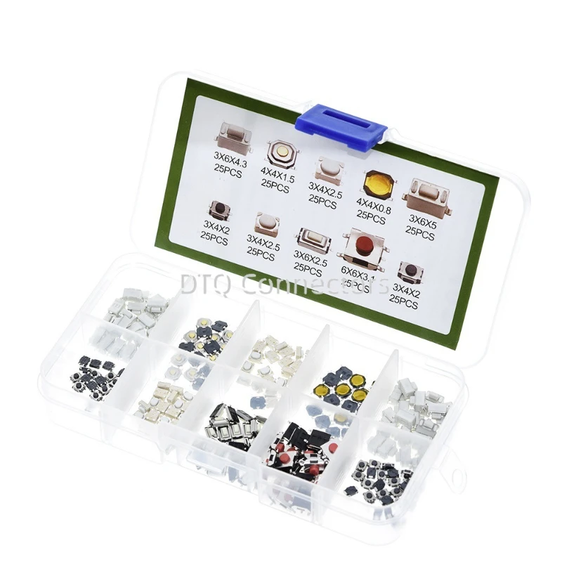 250PCS-100PCS-boxed-light-touch-switch-patch-two-legged-four-legged ...