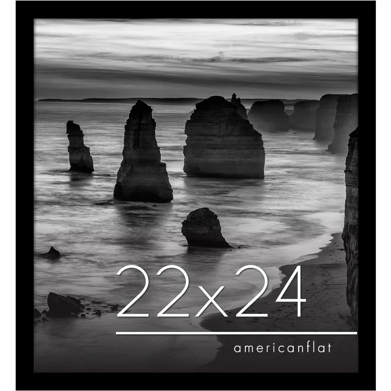 Americanflat-22x24-Picture-Frame-in-Black-Photo-Frame-with-Engineered ...