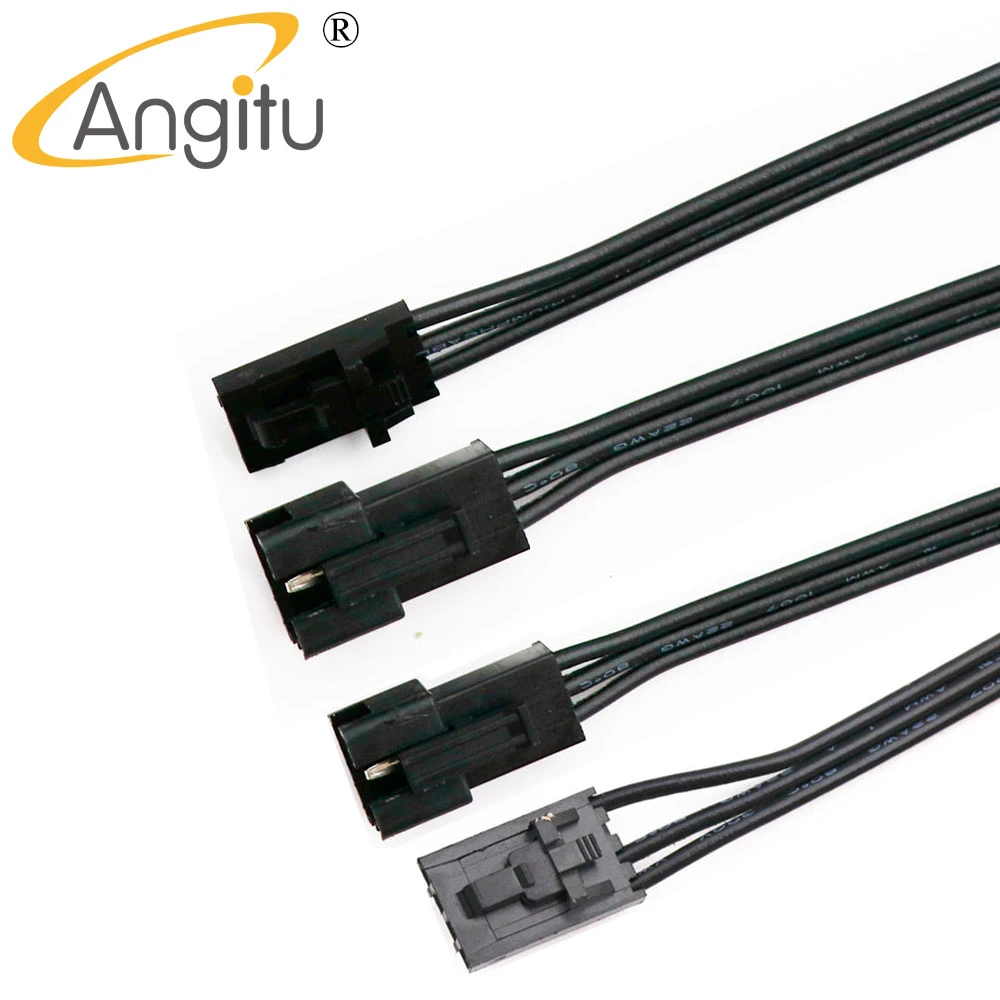 Angitu Corsair Rgb Fan/hub To Phanteks/lian-li/led Light Strip Sm 3pin ...