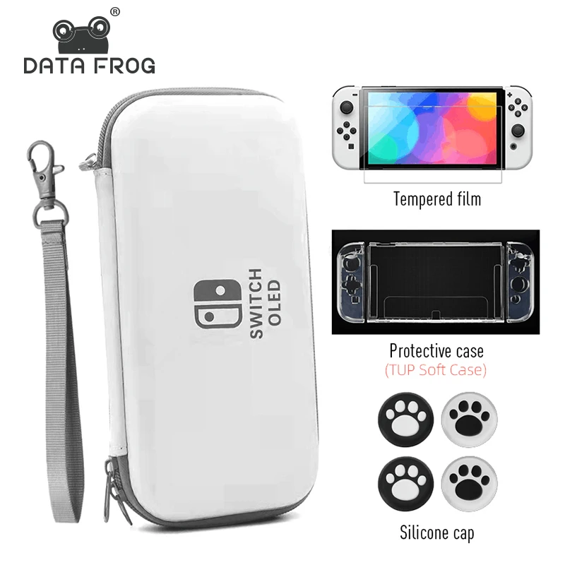 DATA-FROG-Switch-Oled-Storage-Carry-Case-Screen-Protector-for-Switch ...