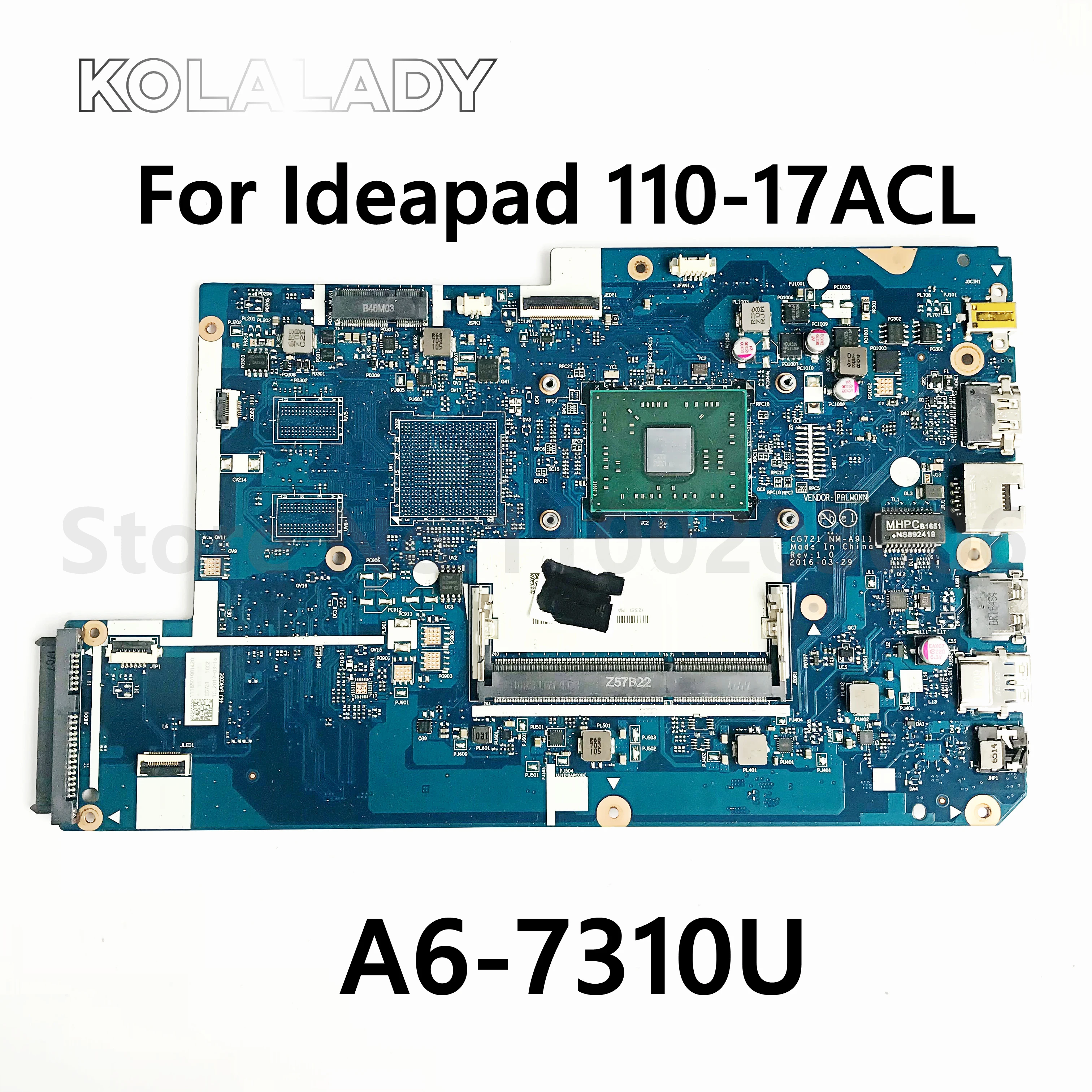 CG721-NM-A911-110-17ACL-Laptop-Motherboard-for-Lenovo-Ideapad-110-17ACL ...