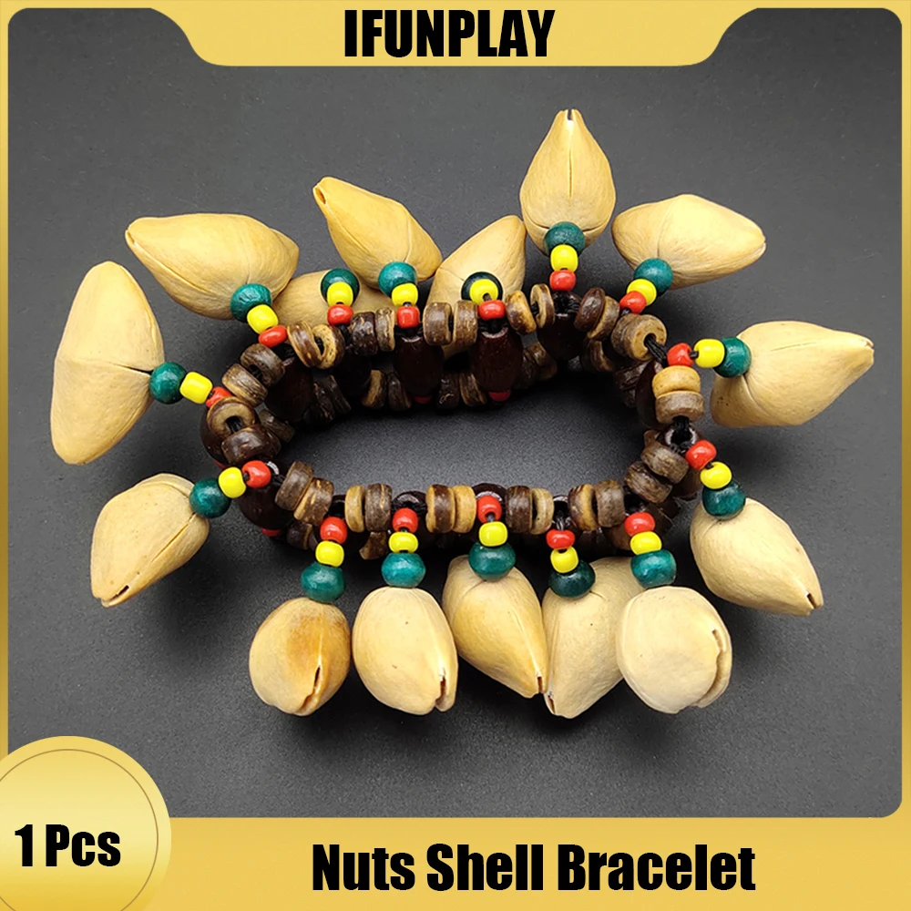 Handmade-Nuts-Shell-Bracelet-Handbell-for-Djembe-African-Drum-Conga ...