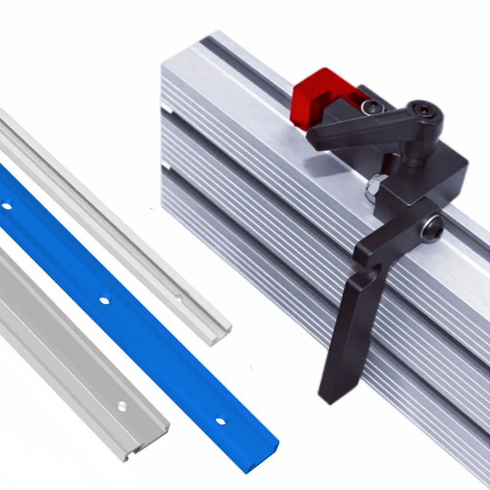 Woodworking-Table-Saw-Fence-and-T-Tracks-Aluminum-Miter-Track-T-Slot-T ...