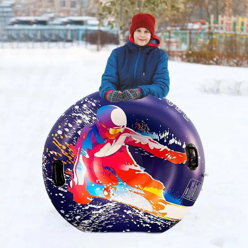 Winter Ski Circle Inflatable Ski Circle Of Snow Tube Outdoor Thickened ...