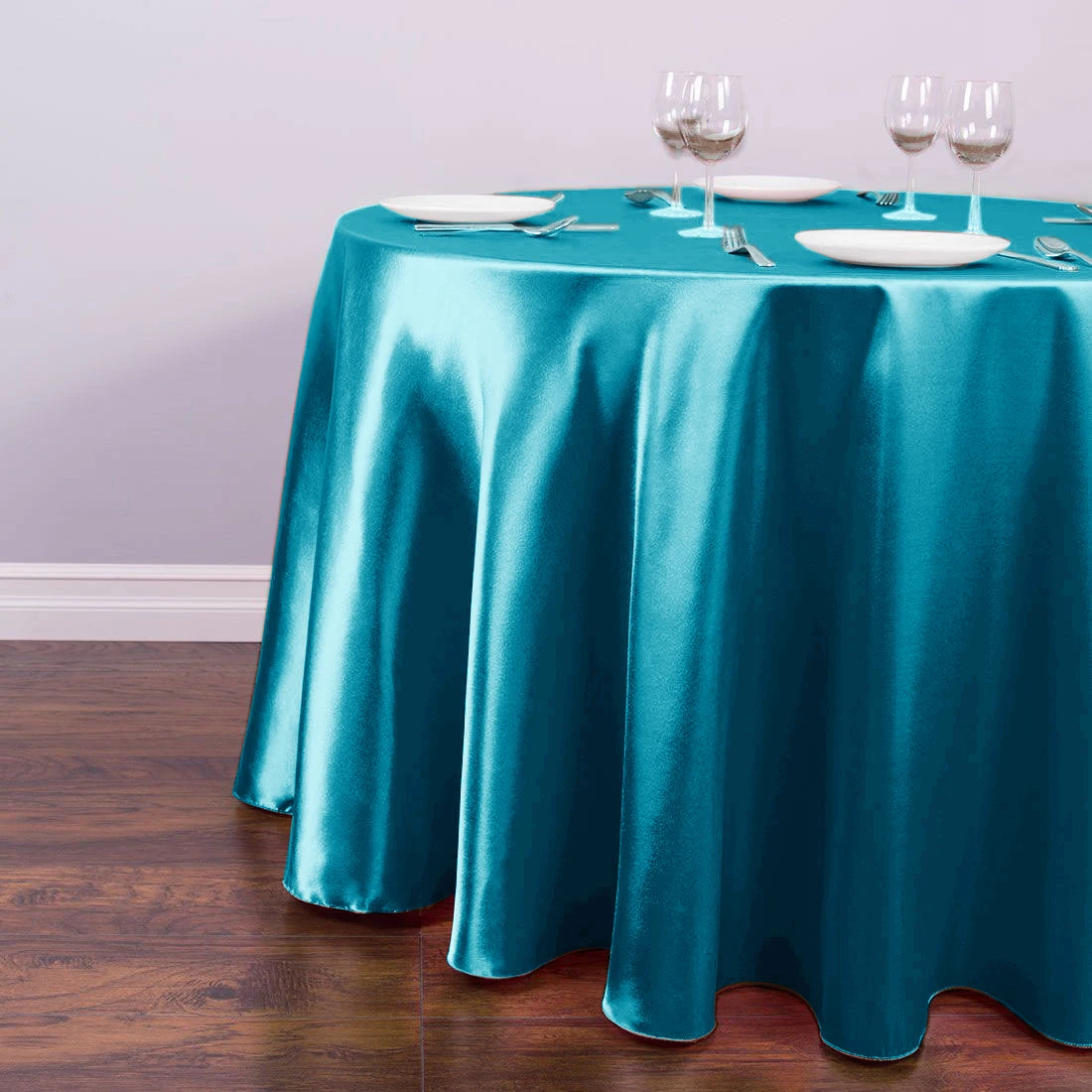 Round-Satin-Tablecloths-Overlay-Cover-Bright-Smooth-Fabric-table-cloth ...