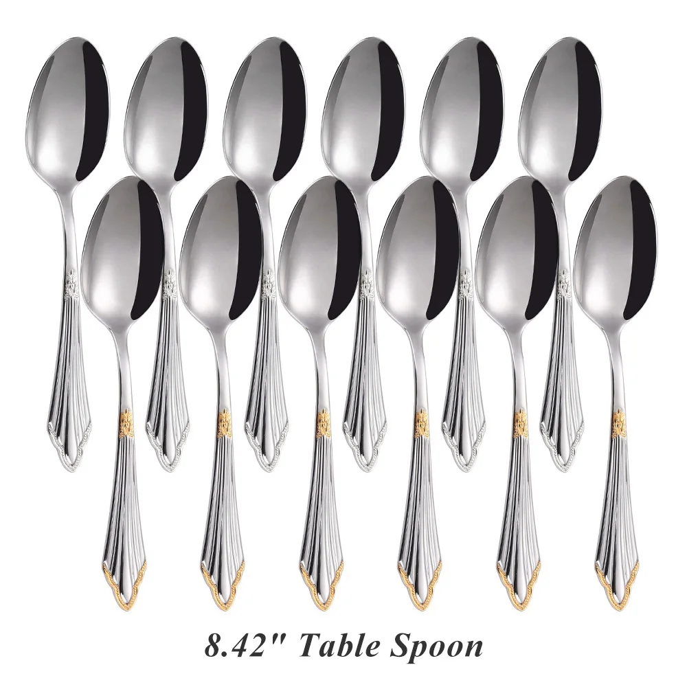 6pcs-Table-Spoons-Set-of-6-Stainless-Steel-Tablespoon-Soup-Spoon-Set ...