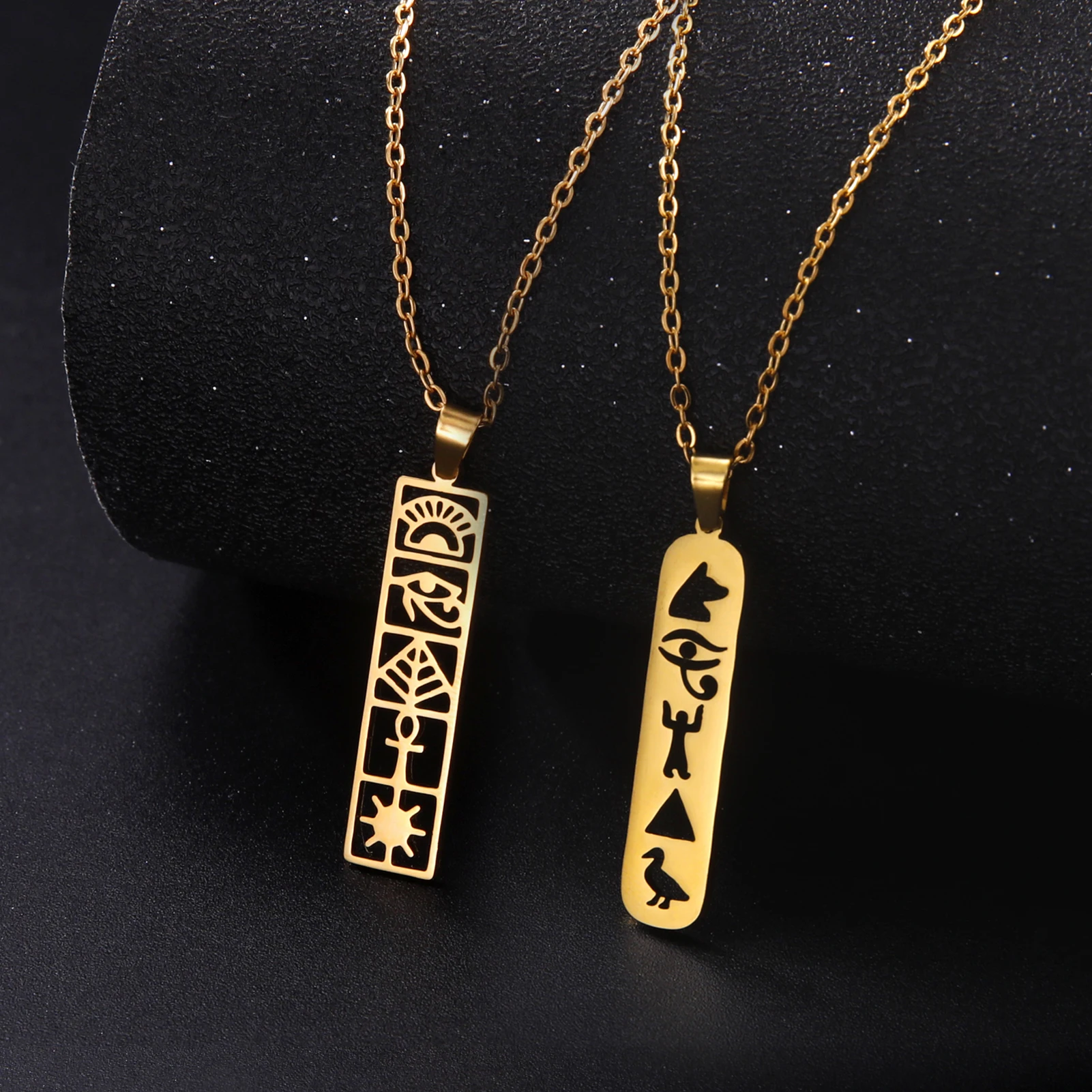 LIKGREAT-Amulet-Pendant-Square-Egyptian-Ankh-Hieroglyphs-Necklaces-Eye-of-Horus-Ancient-Egypt ...