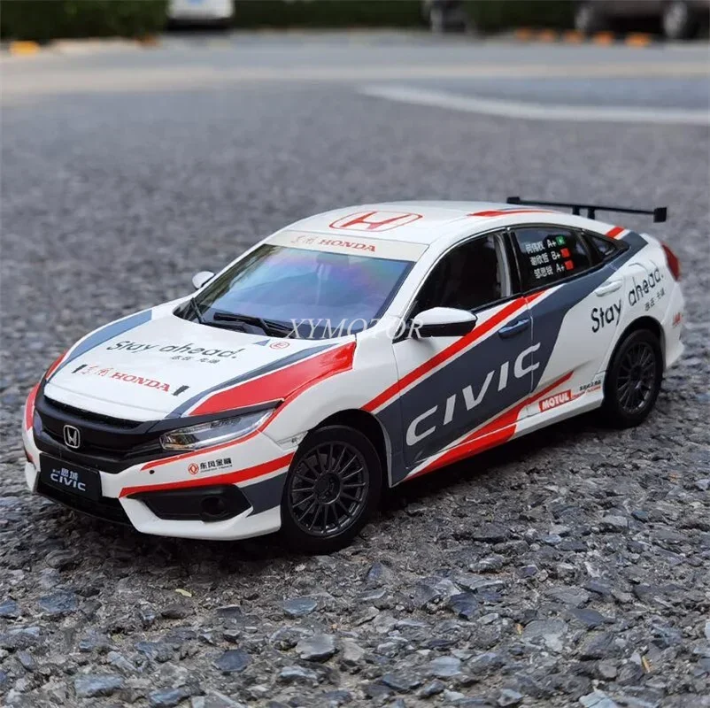 1-18-For-Honda-CIVIC-CTCC-10th-Gen-Racing-car-Diecast-Metal-Car-model ...